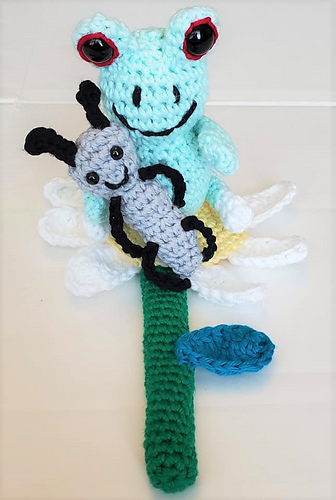 Ravelry: Frog, Bug, and Sunflower pattern by Brooke Rabideau