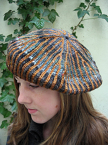 Ravelry: Pecan Pie Beret pattern by Nancy Marchant