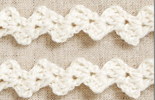 Ravelry: Ric Rac Stitch pattern by Becca Parker