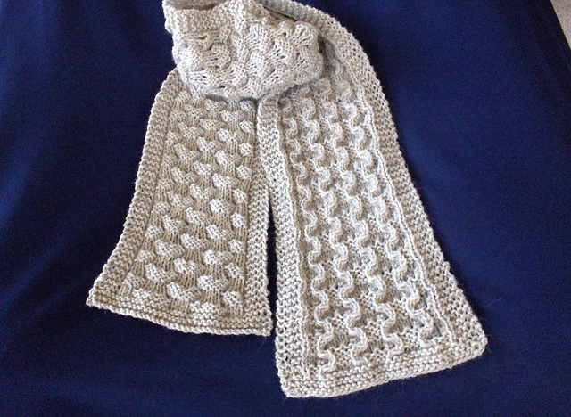 Ravelry: Scarf with a Two-Sided Pattern pattern by Britta Renstrom