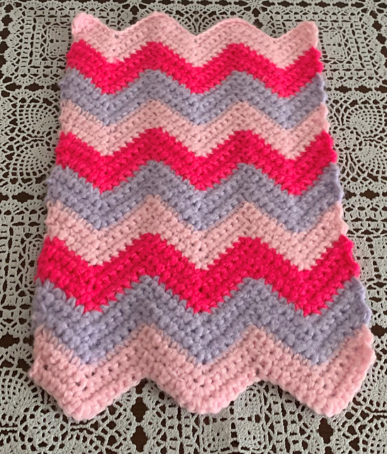 Ravelry: Barbie Doll Ripple Afghan pattern by Becky Corwin-Adams