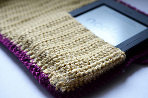 Ravelry: Lace Kindle, Nook, eReader Case pattern by Brandy Velten