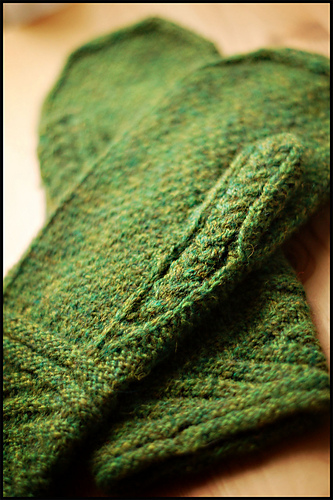 Ravelry: #03 Green Autumn (Druid Mittens) pattern by Jared Flood