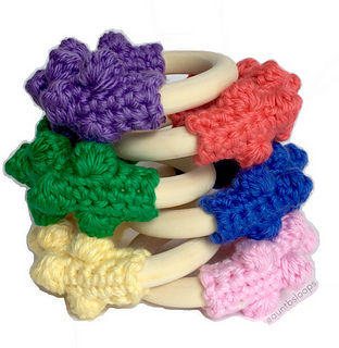 Ravelry: Bobble Baby Teether pattern by Aunt B