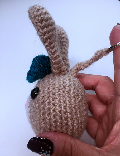 Ravelry: Bunny Keychain Amigurumi pattern by Angie Plata