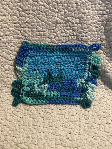 Ravelry: Tethered Mug Rug pattern by Regina P Designs