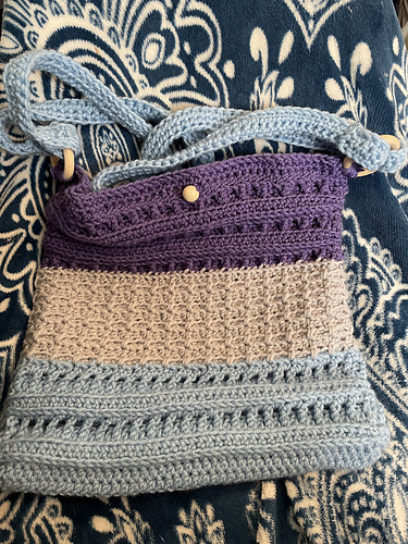 Ravelry: Stitch Sampler Bag pattern by Regina P Designs