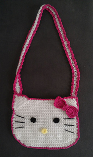Ravelry: hello kitty bag pattern by sunshine b
