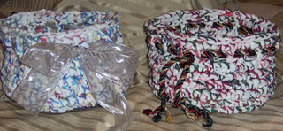 Ravelry: Plarn Baskets pattern by Christy McMahon