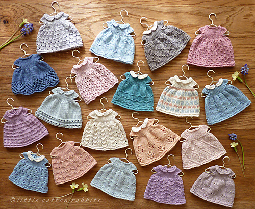 Ravelry: Textured Dresses pattern by Julie Williams