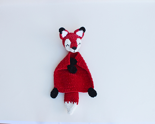 Ravelry: Fox crochet lovey pattern by bunnymoonHU