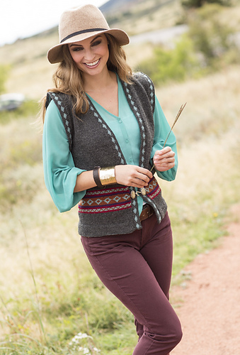 Ravelry: Ghost Ranch Vest pattern by Anne Podlesak