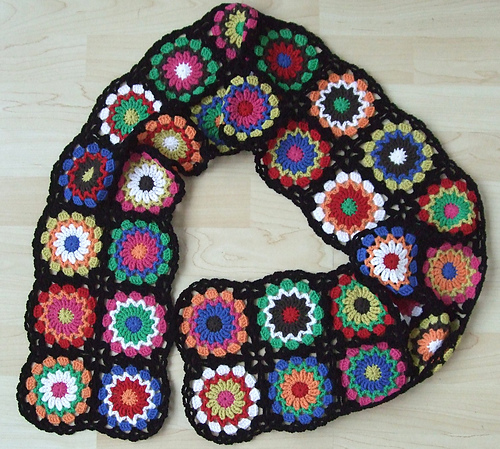 Ravelry: Retro Style Boho Scarf pattern by Aletta Boleyn