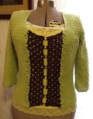 Ravelry: #17 Arcade Lace Cardi pattern by Robyn Chachula