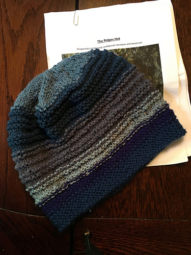 Ravelry: The Ridges Hat pattern by Lisa Dussault