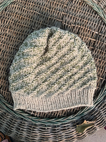 Ravelry: Bristol Diagonal Ribbed Hat pattern by Bridget Pupillo