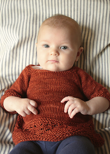 Ravelry: Baby Bells and Shells Sweater pattern by b.Woolens