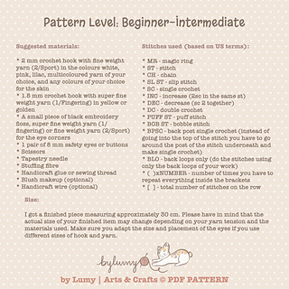 Ravelry: Babi, the Unicorn Lady pattern by bylumydesigns