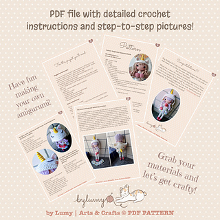 Ravelry: Babi, the Unicorn Lady pattern by bylumydesigns