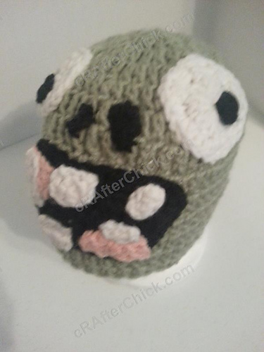 Ravelry: Plants vs. Zombies Zombie Beanie pattern by Niki Wyre