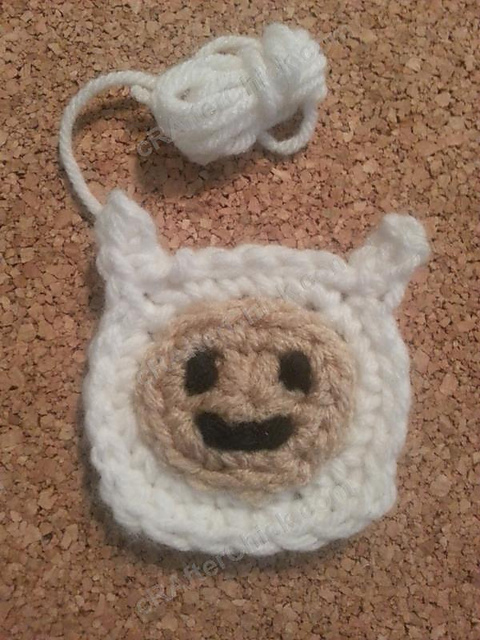 Ravelry: Finn Adventure Time Face Applique pattern by Niki Wyre