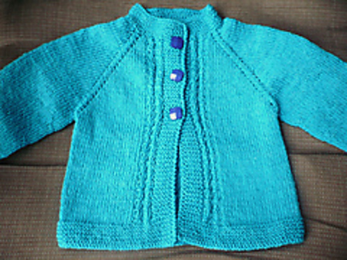 Ravelry: Baby Twisted Panel Cardigan pattern by Deb Gemmell & Lynda Gemmell