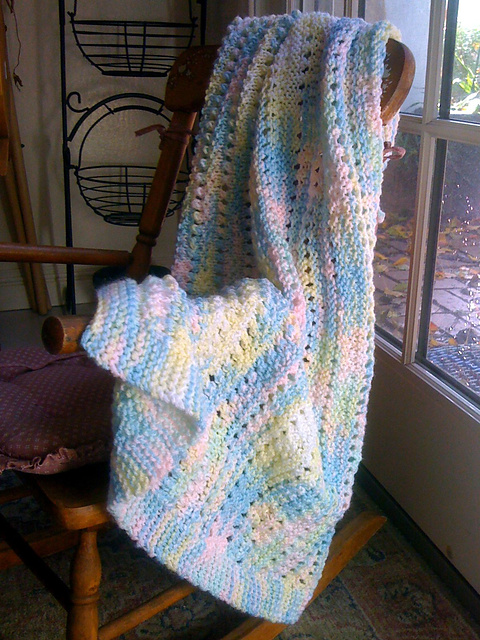 Ravelry: First Steps Baby Blanket pattern by Nona Claus