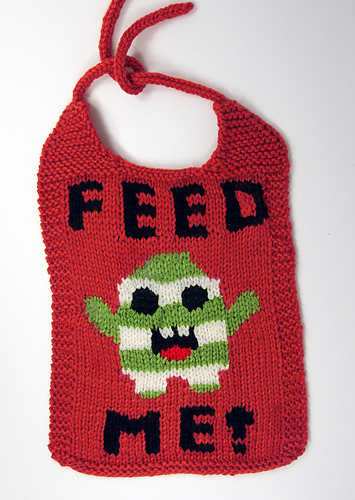 Ravelry: Feed Me! Baby Bib pattern by Katie Boyette