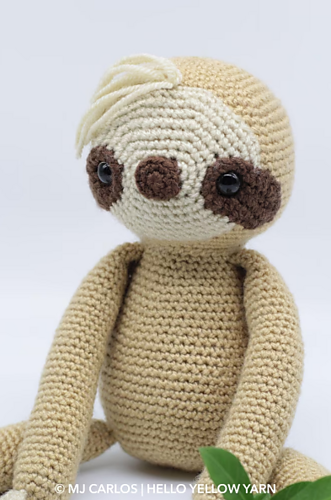 Ravelry: Slow Mo the Sloth pattern by Hello Yellow Yarn