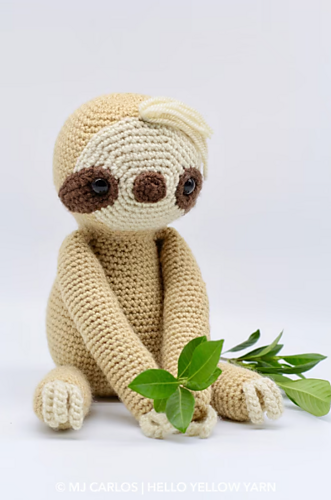Ravelry: Slow Mo the Sloth pattern by Hello Yellow Yarn