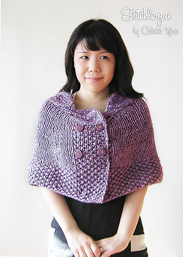 Ravelry: Bulky Rose Capes pattern by Stitchlogue by Calista Yoo