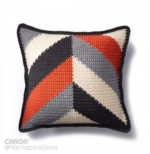 Ravelry: Bold Angles Pillow pattern by Yarnspirations Design Studio