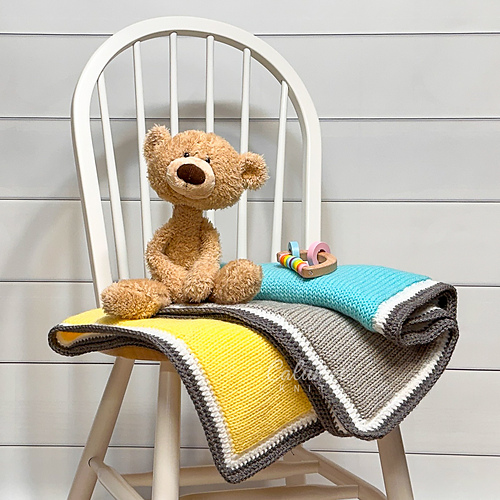 Ravelry: Easy Peasy Baby Blanket on Addi Express pattern by Mary Moilanen