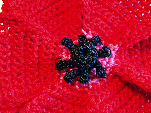 Ravelry: Red Anemone Flower pattern by Camelia Shanahan