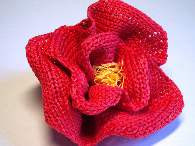 Ravelry: Red Rose Flower pattern by Camelia Shanahan