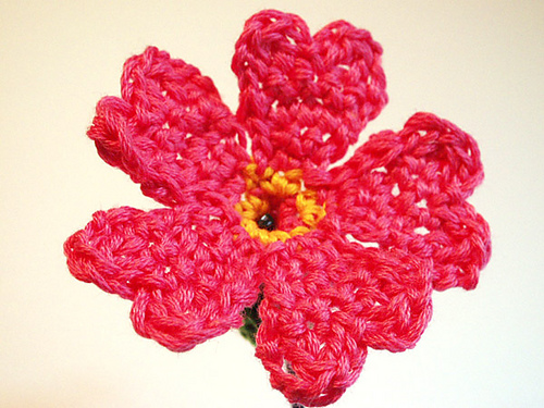 Ravelry: Pink Primula Flower pattern by Camelia Shanahan