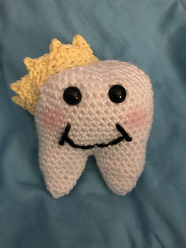 Ravelry: Crowned Tooth Fairy pattern by Sandy Nordwall Eggers