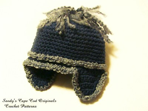 Ravelry: 233 Denim Look Sweater, Hat and Booties pattern by Sandy Powers