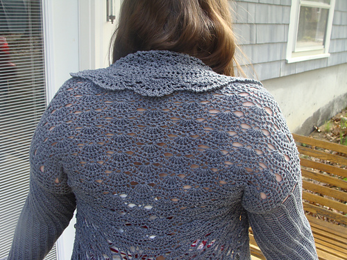 Ravelry: 745 Plus Size Elegant Long Sweater pattern by Sandy Powers