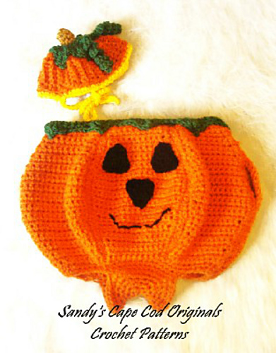Ravelry: 474 Baby Pumpkin Costume pattern by Sandy Powers