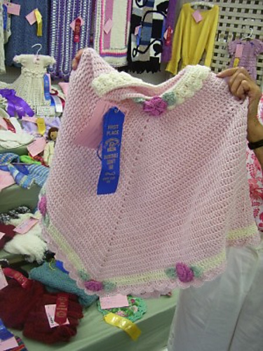 Ravelry: 144 Pretty Princess Poncho and Hat Set pattern by Sandy Powers