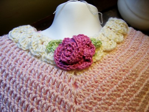 Ravelry: 144 Pretty Princess Poncho and Hat Set pattern by Sandy Powers