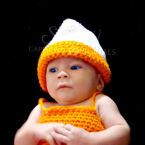 Ravelry: 631 candy corn suit pattern by Sandy Powers
