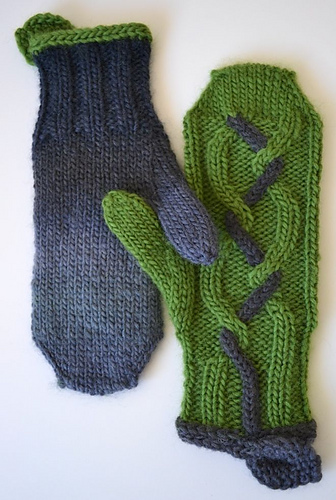 Ravelry: Tendril Mittens pattern by Fiona Oliver