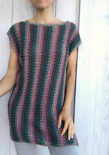 Ravelry: Philomena Tee, Dress pattern by Elina Vaananen