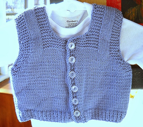 Ravelry: Child's First Gilet pattern by Blacker Yarns Design Team