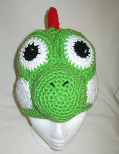 Ravelry: Dino Yo shi a lot beanie hat pattern by Pamela Katleba-Jenkins