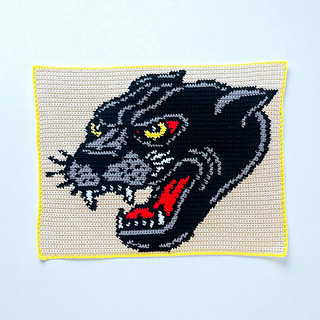 Ravelry: Pantera Tapestry pattern by Captain Hook Crochet
