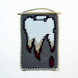 Ravelry: The Tooth is Out pattern by Captain Hook Crochet