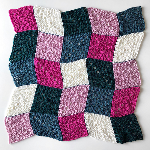 Ravelry: Wonky Blocks Blanket (crochet) pattern by Carissa Browning